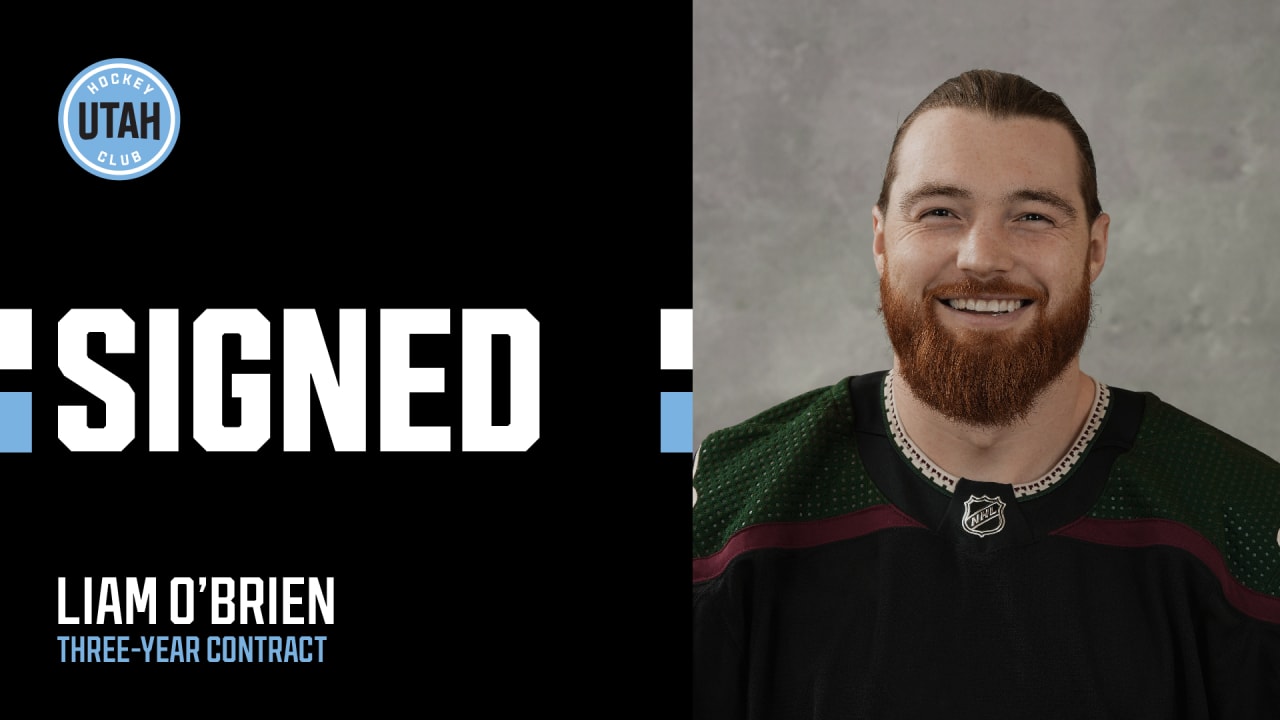 Utah Hockey Club Signs Forward Liam O’Brien to Three-Year Contract | Utah Mammoth