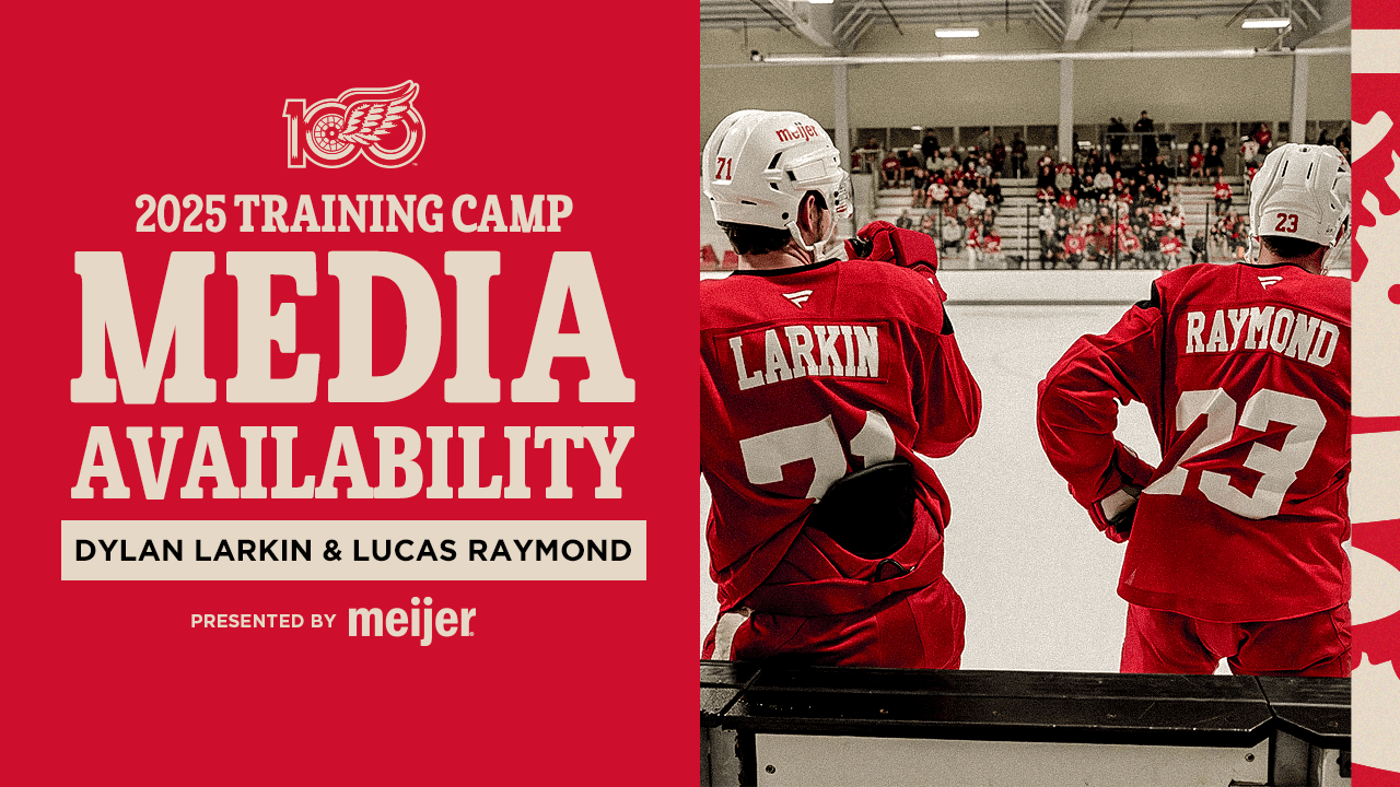 Dylan Larkin and Lucas Raymond Media | Detroit Red Wings