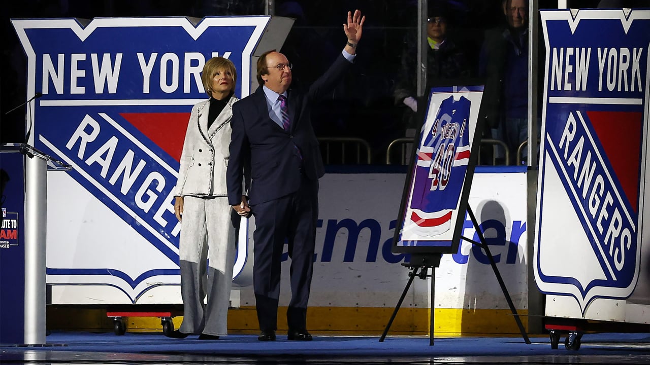 Rangers celebrate Sam Rosen’s retirement with special pregame ceremony ...
