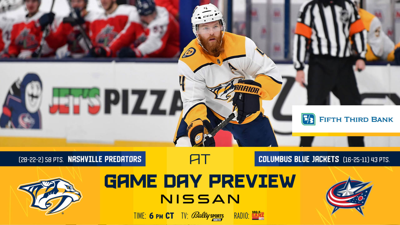 Game Day: Preds at Blue Jackets Preview | Nashville Predators
