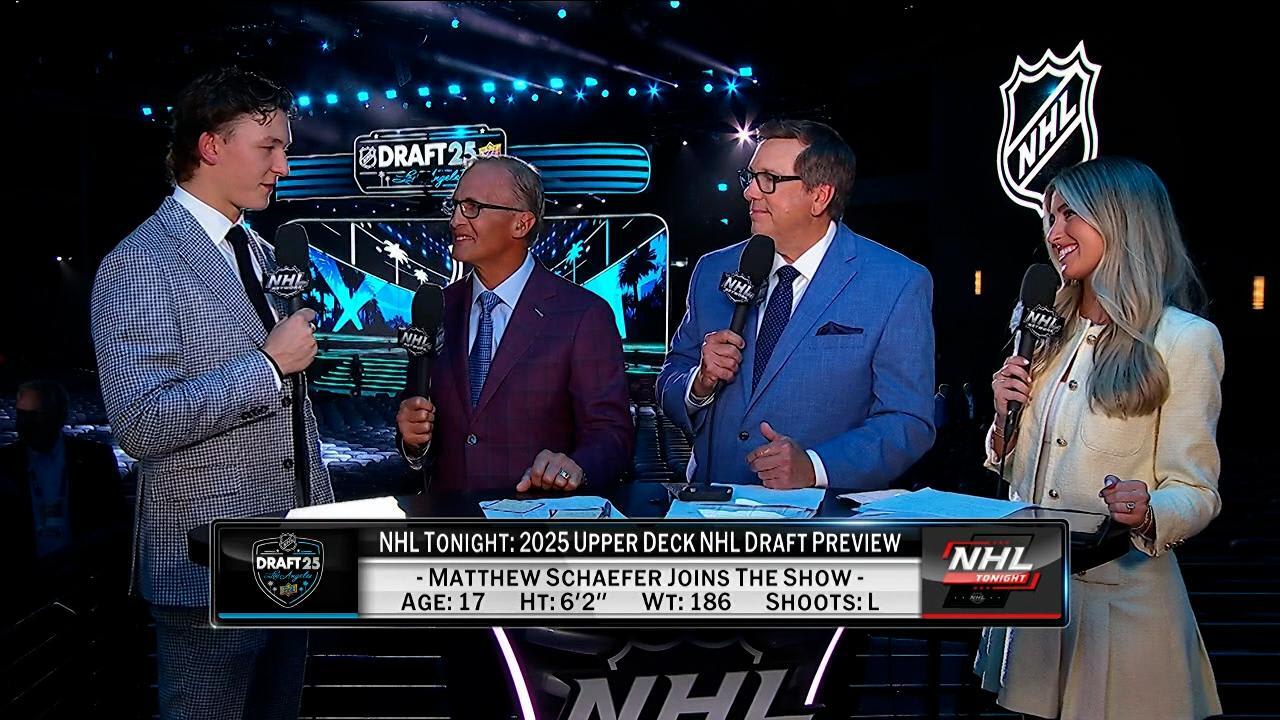 NHL Tonight: Matthew Schaefer | NHL.com