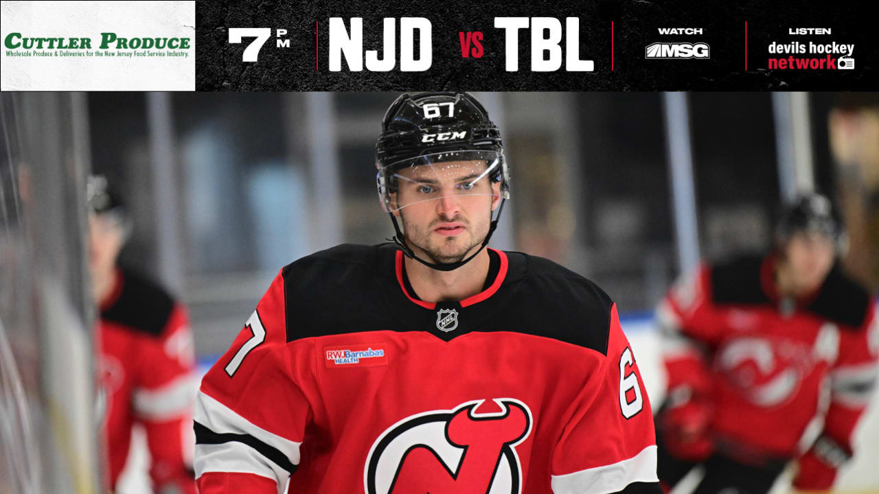 Parent to Debut in Matchup with Tampa | PREVIEW | New Jersey Devils