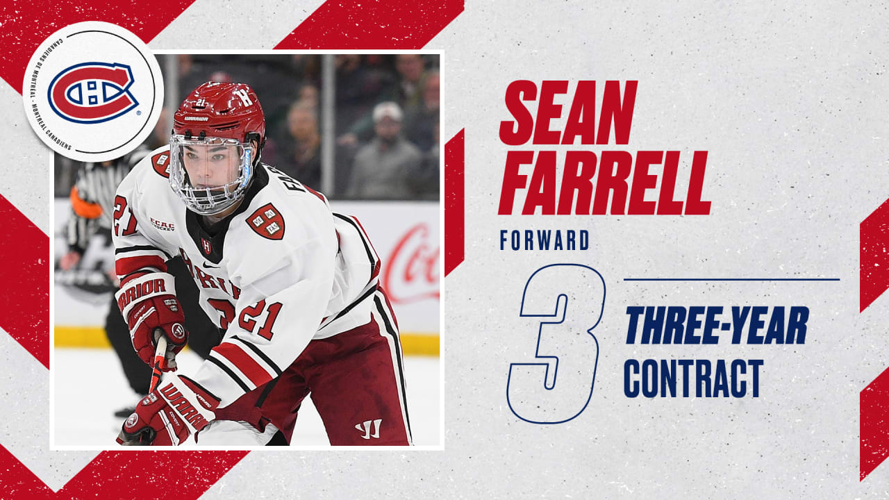 Three-year, entry-level contract for Sean Farrell | Montréal Canadiens