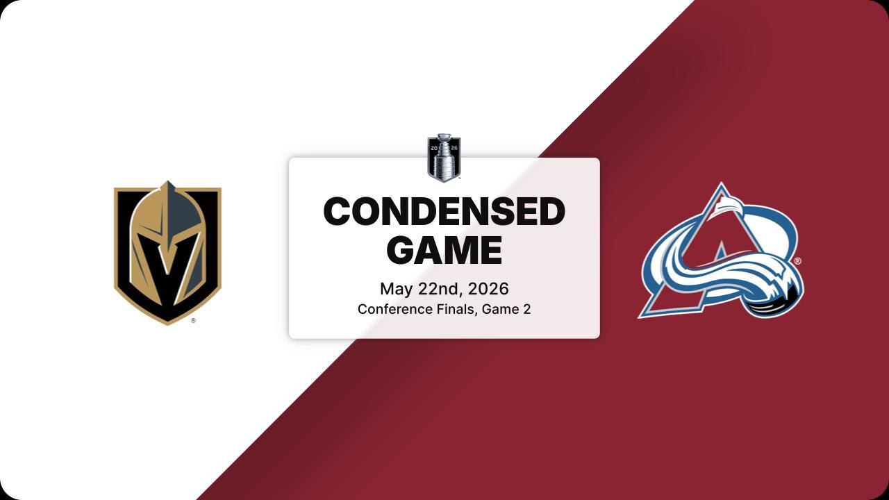 VGK at COL | Condensed Game | NHL.com
