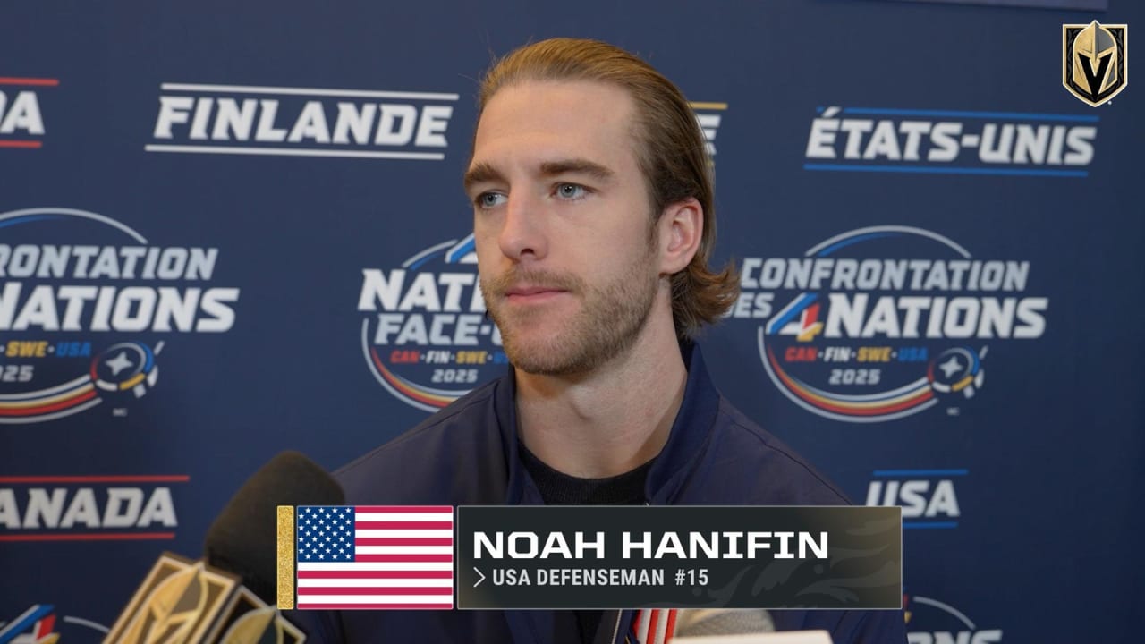 Noah Hanifin 4Nations 2/14 | Vegas Golden Knights