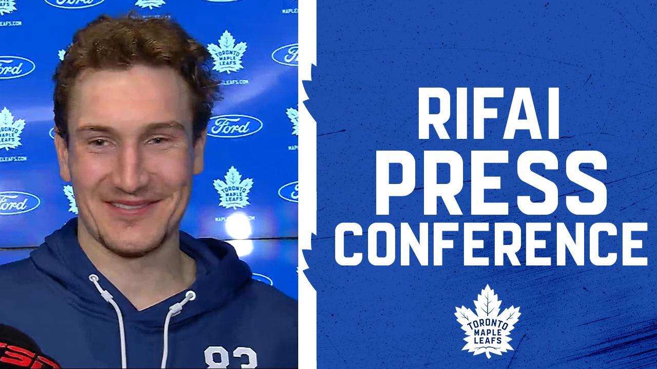 Marshall Rifai | Media Availability | Toronto Maple Leafs