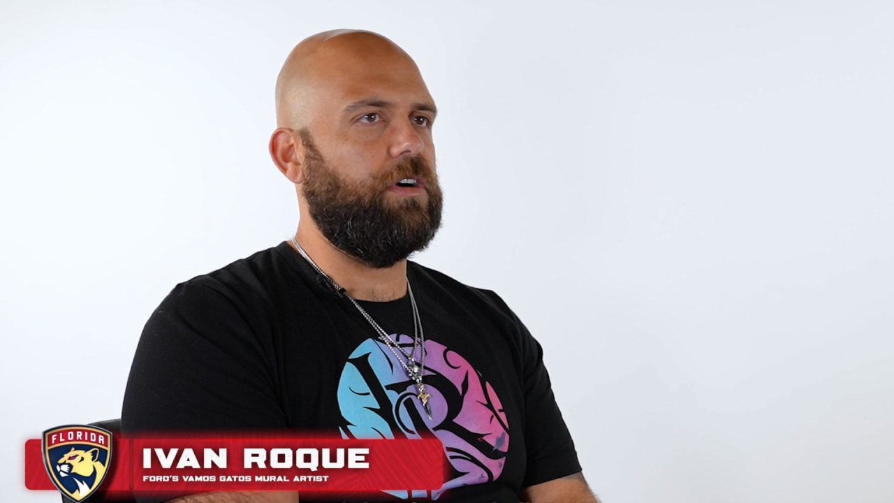 Ivan Roque: Vamos Gatos Mural | Florida Panthers