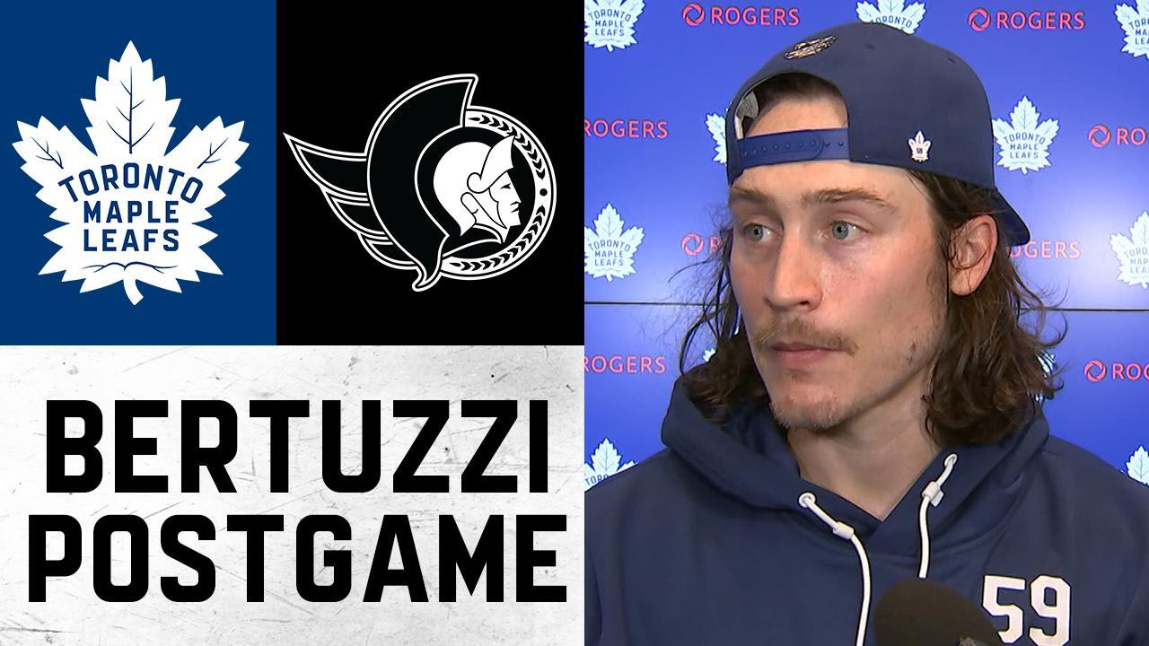 Tyler Bertuzzi | Post Game | Toronto Maple Leafs
