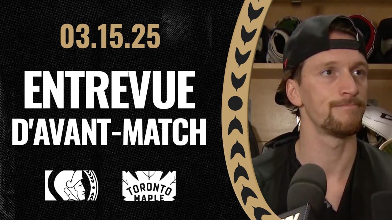 Thomas Chabot dispo média d'avant-match contre TOR | Sénateurs d’Ottawa