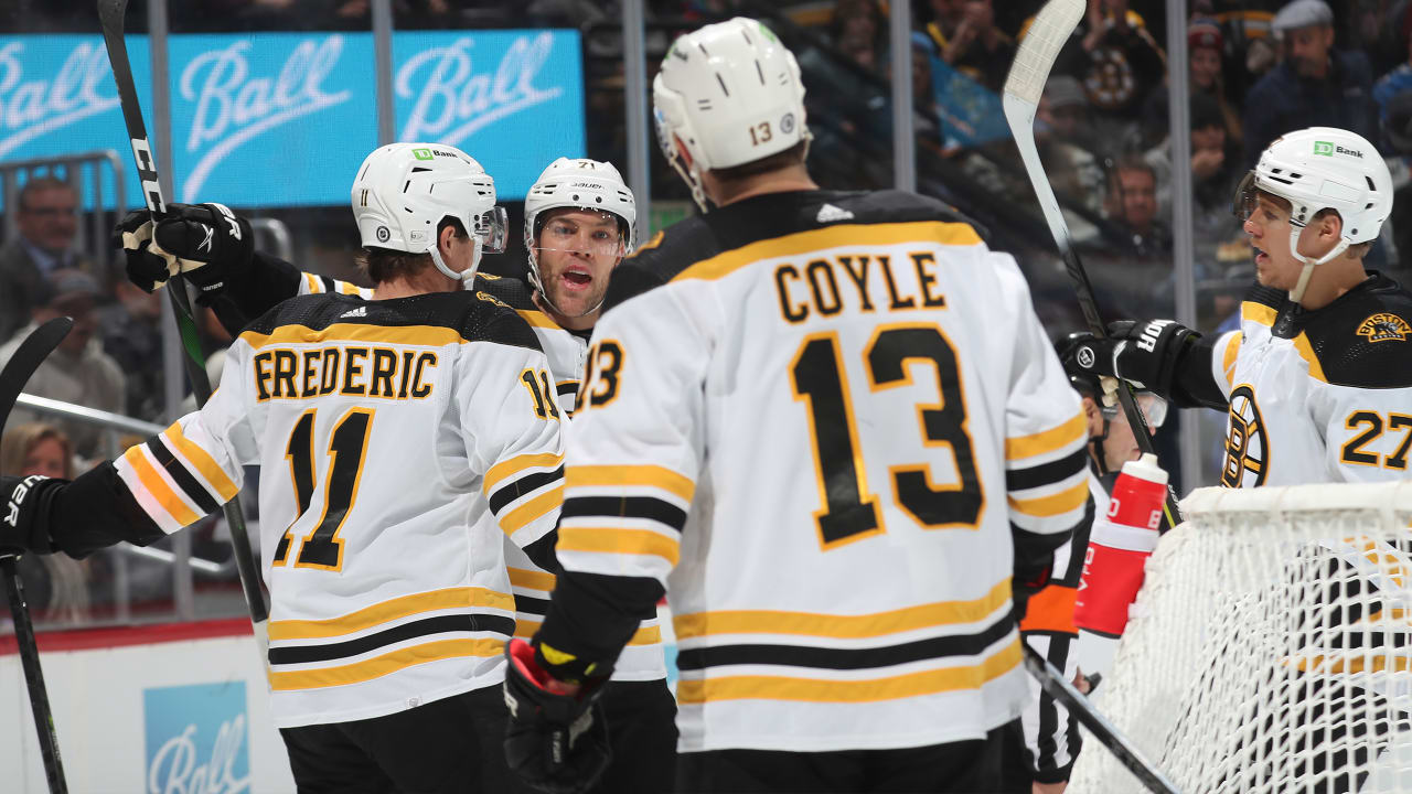 Third Line Thrives Again as B's Get Back on Track in Colorado | Boston ...