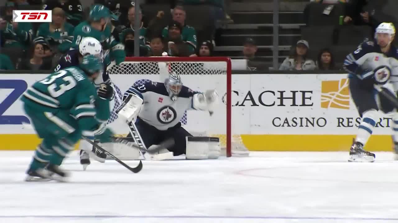 Hellebuyck flashes the leather | NHL.com