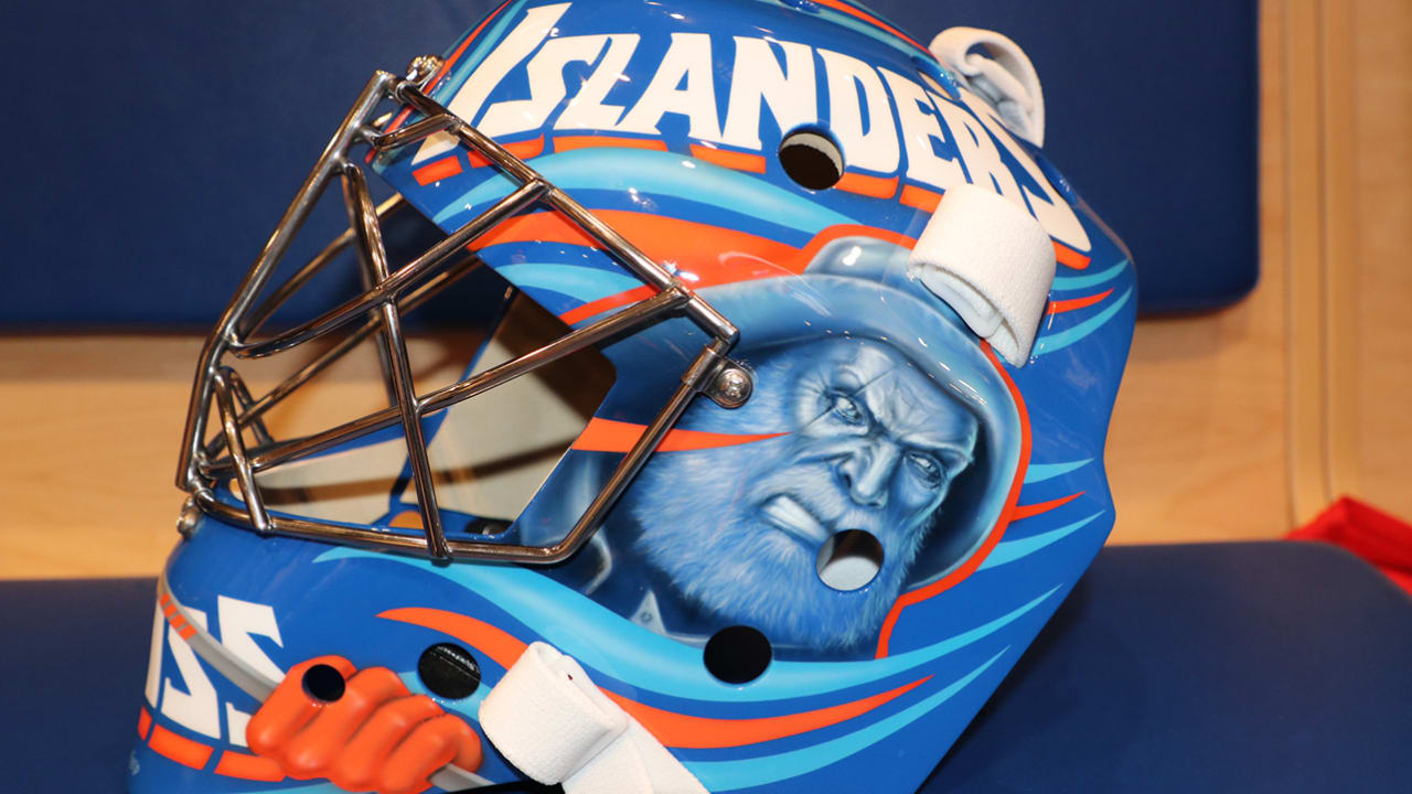 Video: Greiss' Fisherman Mask | New York Islanders