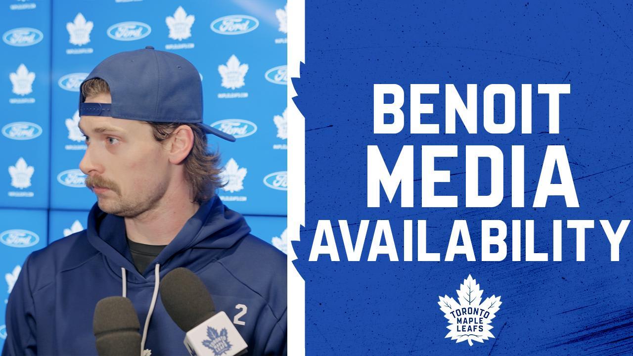 Simon Benoit | Practice | November 24, 2025 | Toronto Maple Leafs