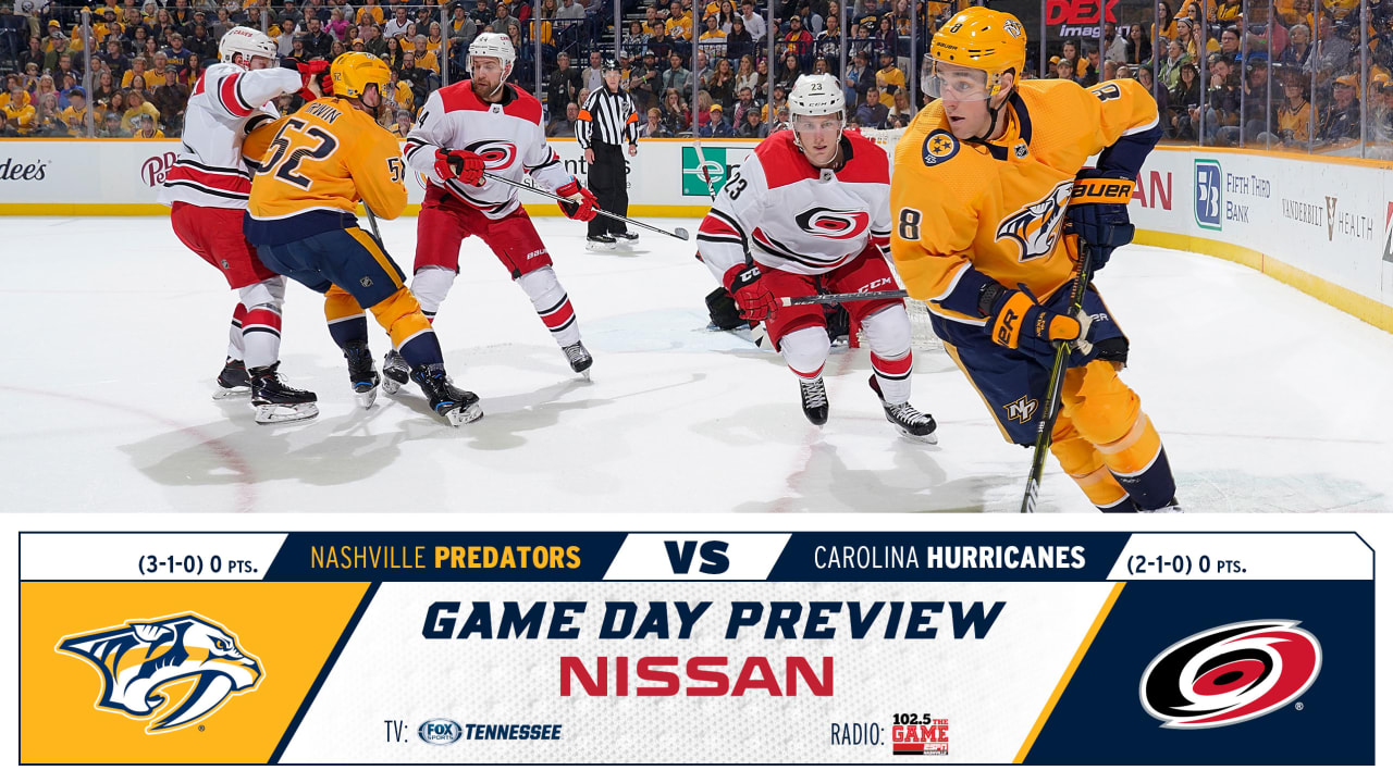 How to Watch, Live Stream Hurricanes vs. Preds | Nashville Predators