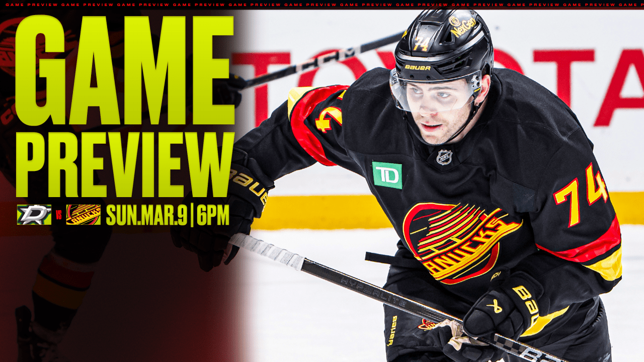 Sunday Night Showdown with Streaking Stars | Vancouver Canucks