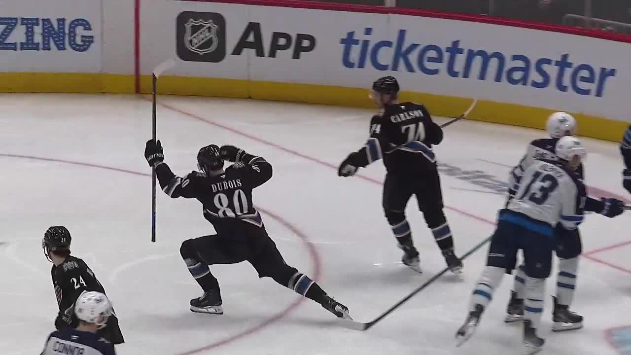 WPG@WSH: Dubois scores goal against Connor Hellebuyck | Washington Capitals