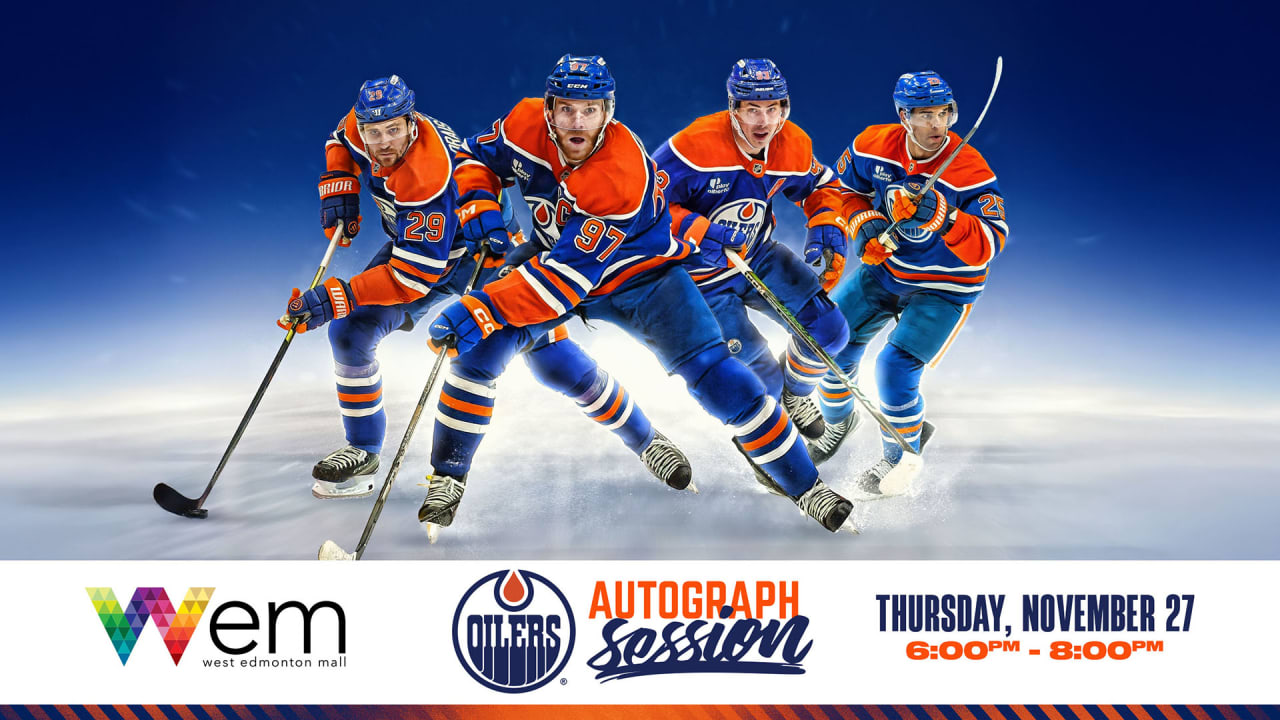 RELEASE: Oilers & West Edmonton Mall announce autograph session ...