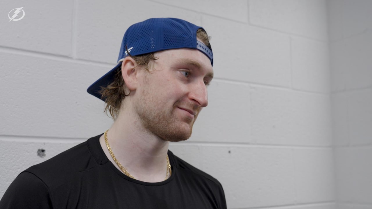 JJ Moser | Postgame at Carolina Hurricanes | Tampa Bay Lightning