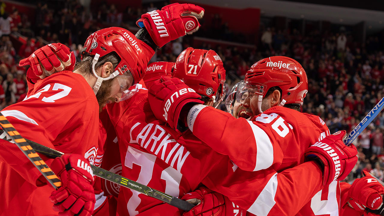 RECAP: Rasmussen's four-point night pushes Red Wings past Lightning, 7 ...