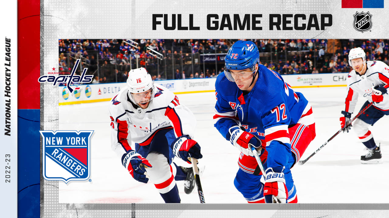 Recap: NYR 5, WSH 3 | New York Rangers