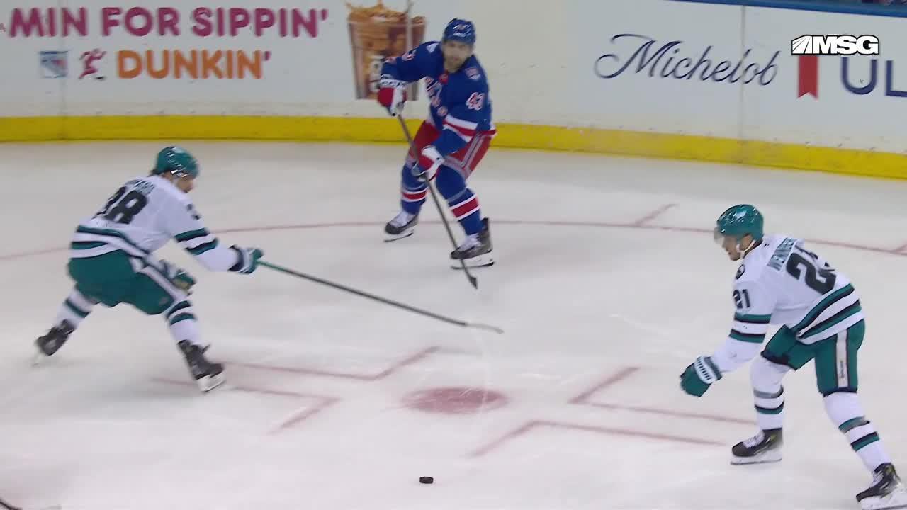 SJS@NYR: Parssinen scores goal against Alex Nedeljkovic | New York Rangers