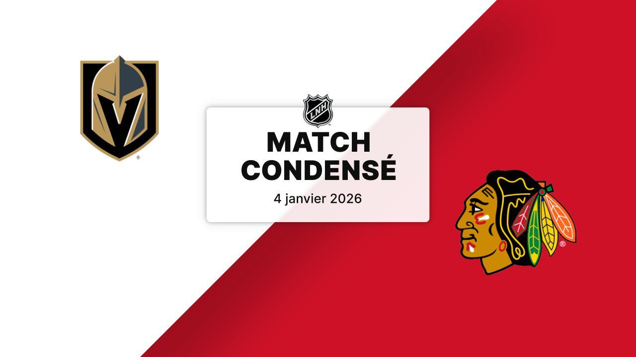 Match condensé : Golden Knights @ Blackhawks 04/01/2026 | LNH.com