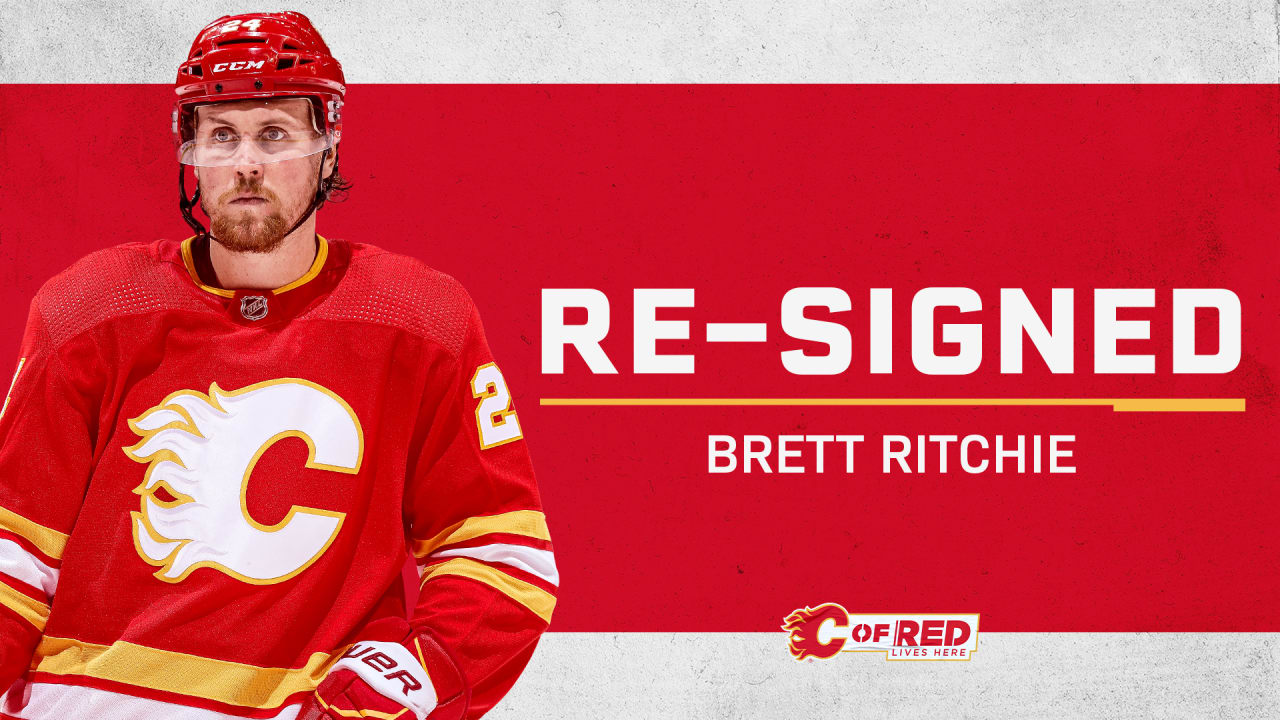 FLAMES RE-SIGN BRETT RITCHIE | Calgary Flames