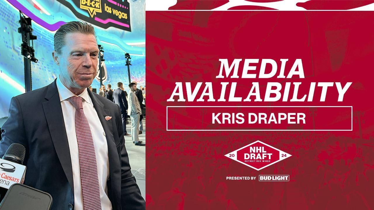 Draper | Media Day 2 | Detroit Red Wings