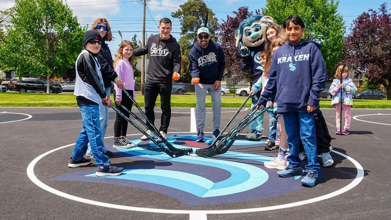 One Roof Foundation x Verlo Sport Court | Seattle Kraken