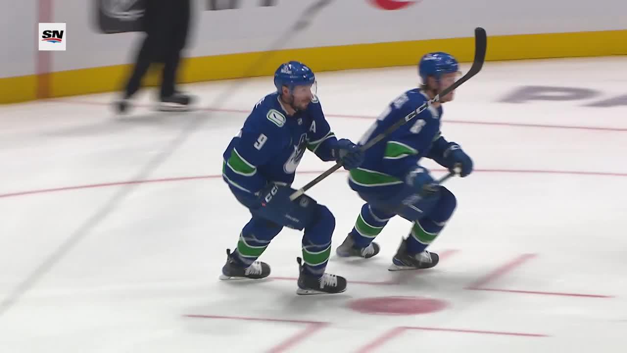 Brock Boeser with a Goal vs. Edmonton Oilers | Vancouver Canucks