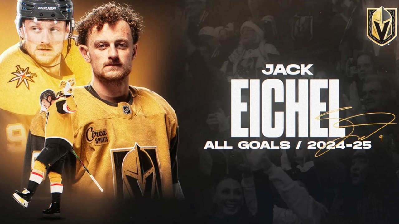 Jack Eichel Goals: 2024-25 Regular Season & Playoffs | Vegas Golden Knights