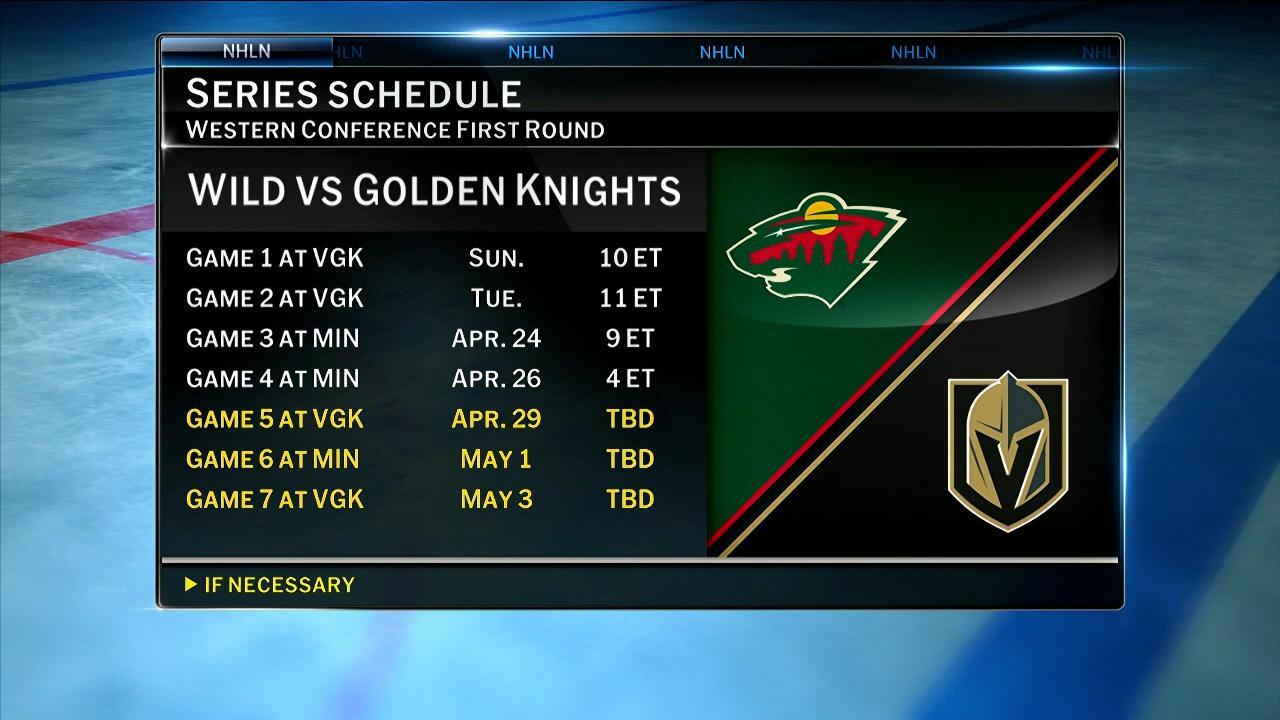 Wild, Golden Knights series preview | Minnesota Wild