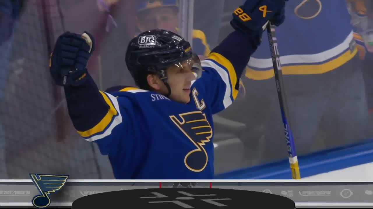 Brayden Schenn with a Spectacular Goal from St. Louis Blues vs. Los ...