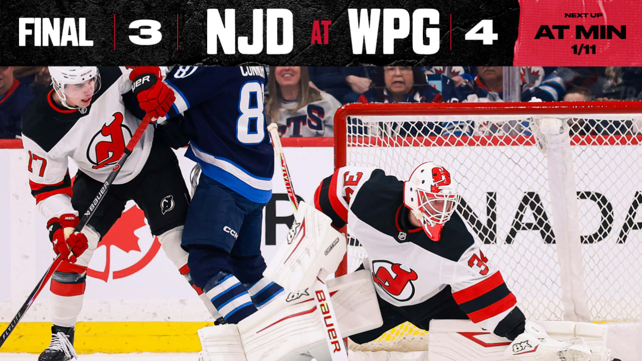 Devils Grounded in Winnipeg | GAME STORY | New Jersey Devils