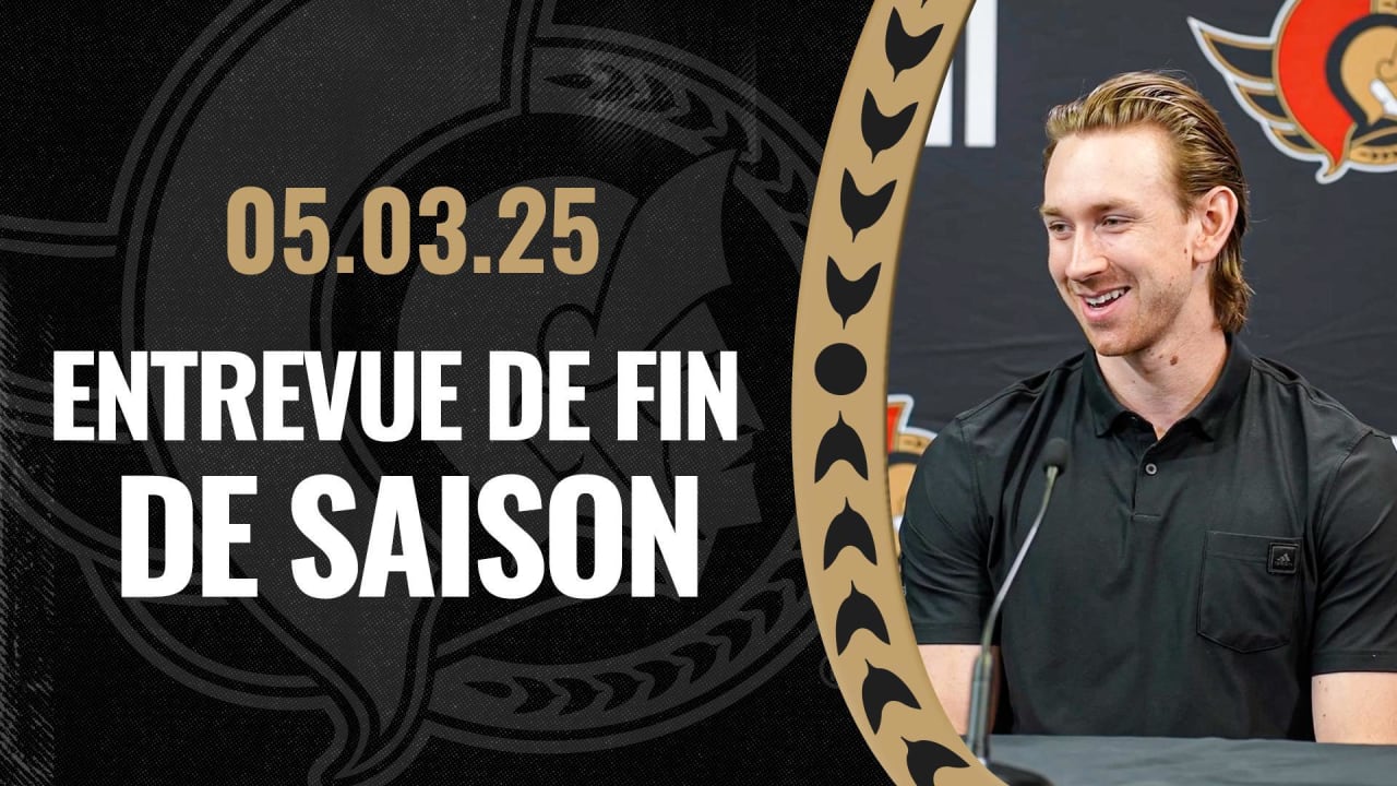 Jake Sanderson entrevue - 3 mai | Sénateurs d’Ottawa