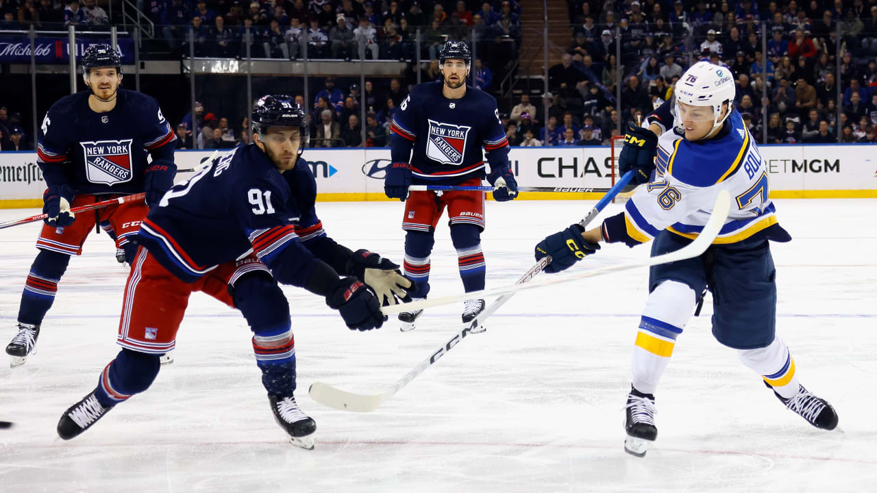 Rangers 4, Blues 0 - March 9, 2024 | St. Louis Blues