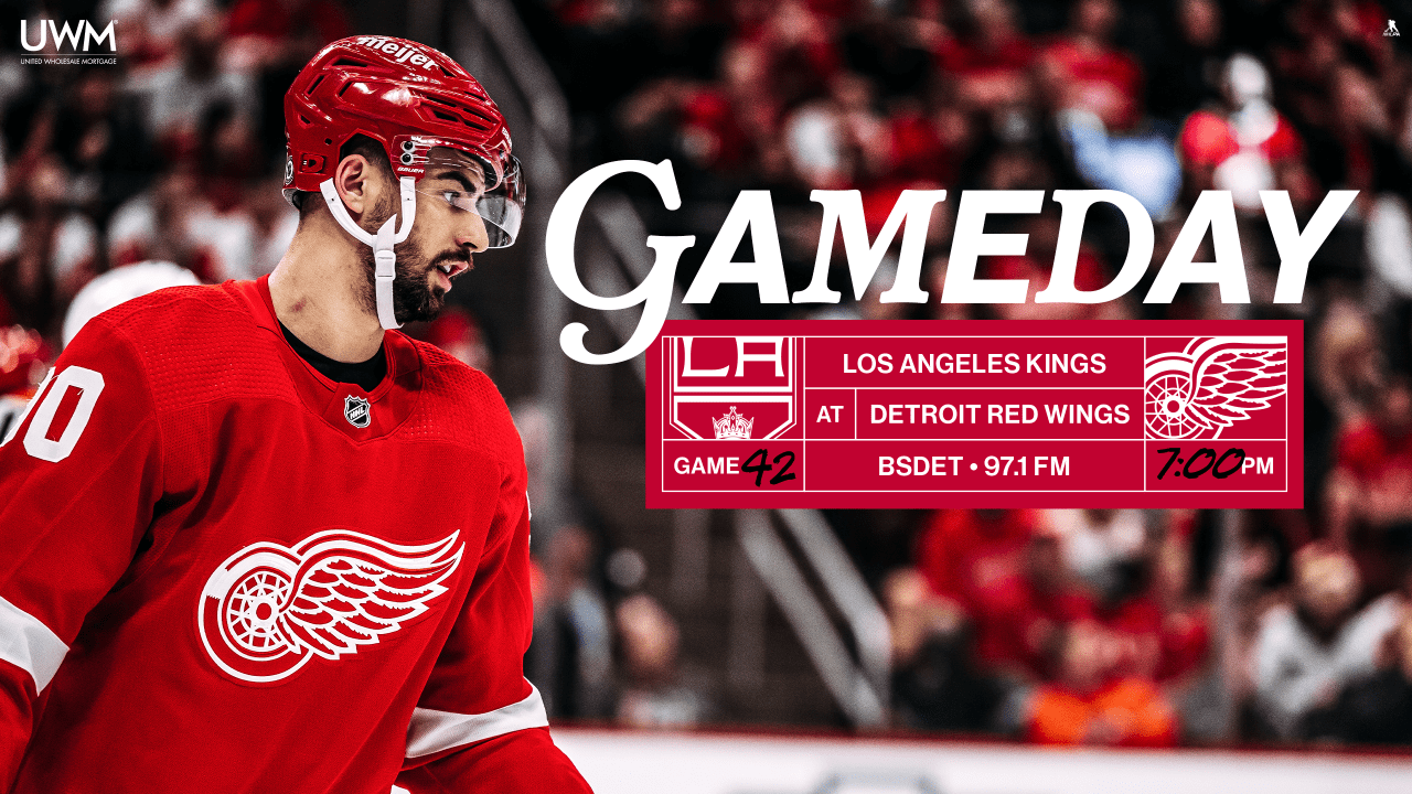 PREVIEW: Meeting for the second time in 10 days, Red Wings host Kings ...