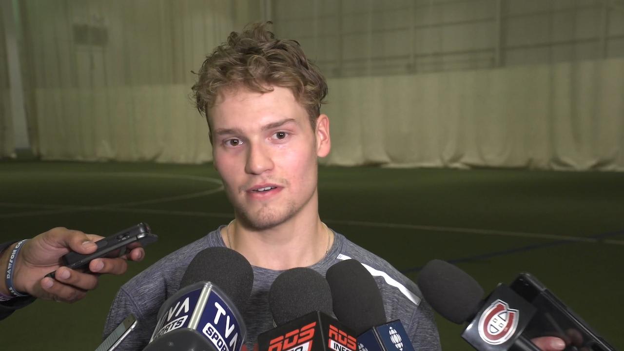 Après-match: Dylan Plouffe | Canadiens de Montréal