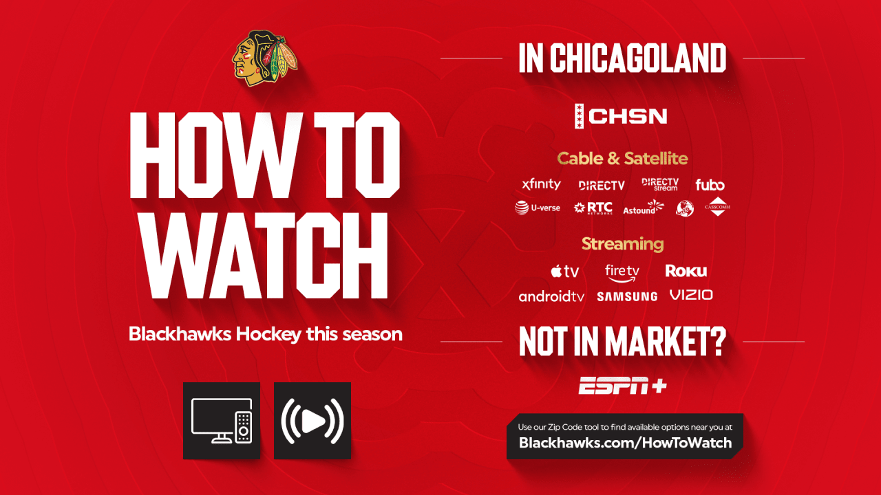 RELEASE: Blackhawks Announce 2025-26 Local Broadcast Schedule | Chicago ...