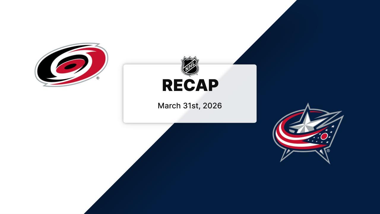 CAR at CBJ | Recap | Columbus Blue Jackets