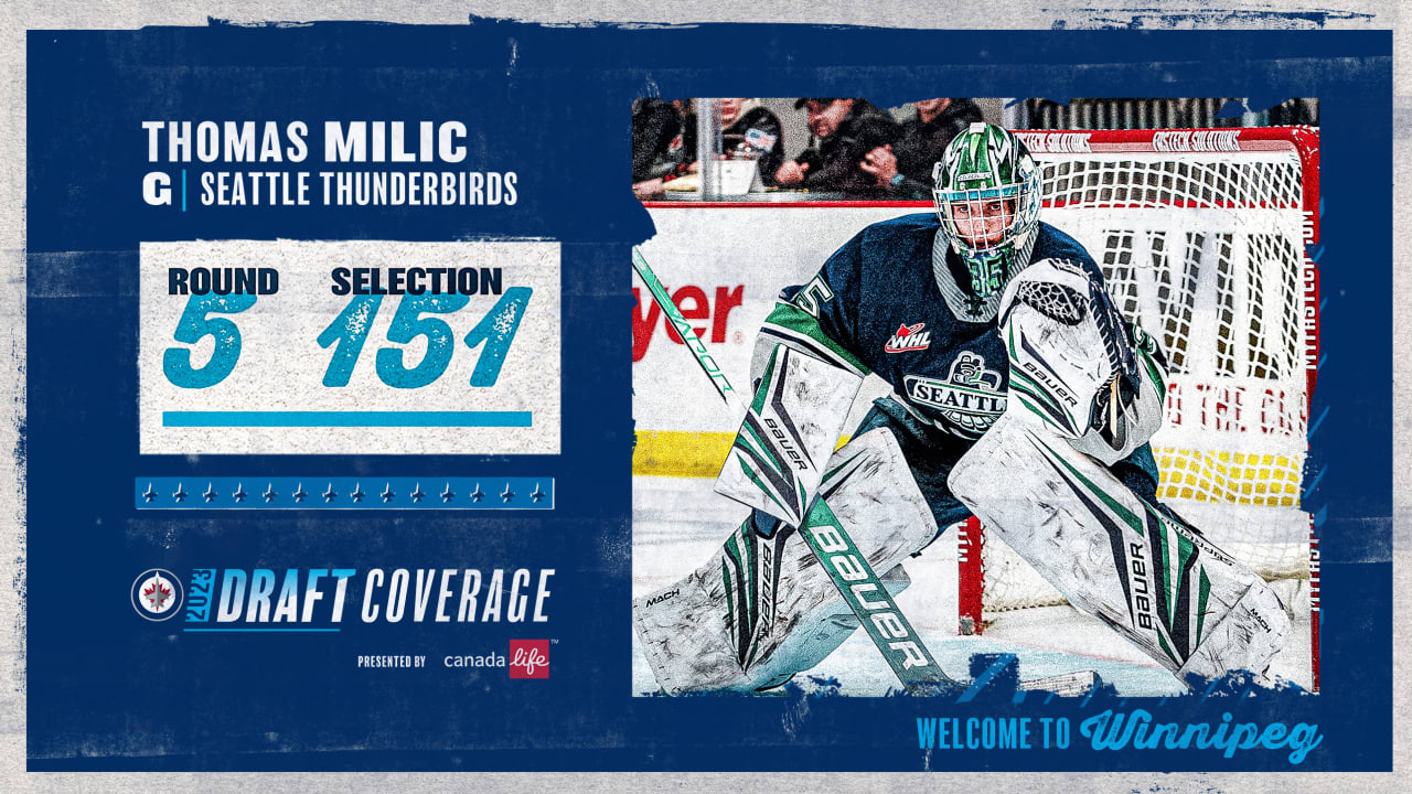 Jets select Thomas Milic 151st overall in the 2023 NHL Draft | Winnipeg ...