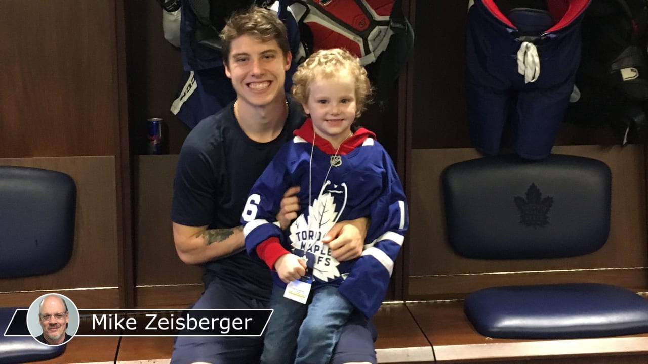 Marner of Maple Leafs has 'hero' in 6-year-old Hayden Foulon | NHL.com