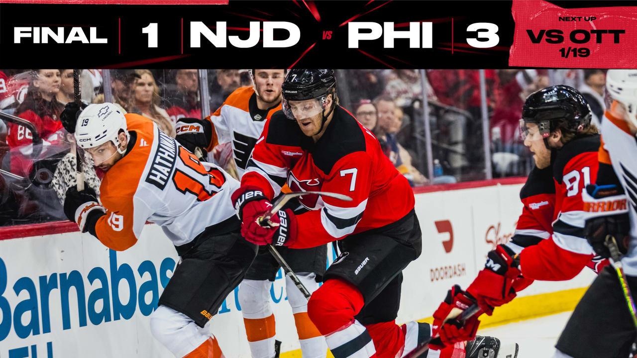 Devils Drop Contest Late to Flyers | GAME STORY | New Jersey Devils