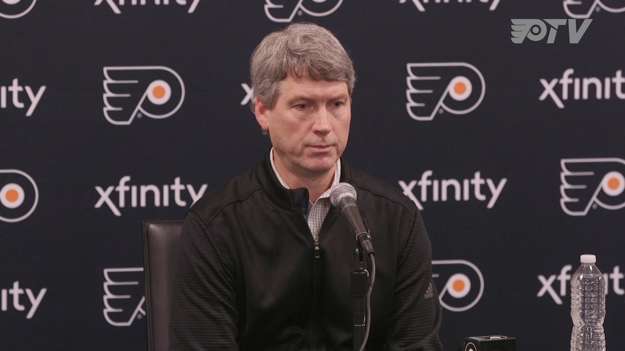PRESS CONFERENCE: Fletcher pt. 1 | Philadelphia Flyers