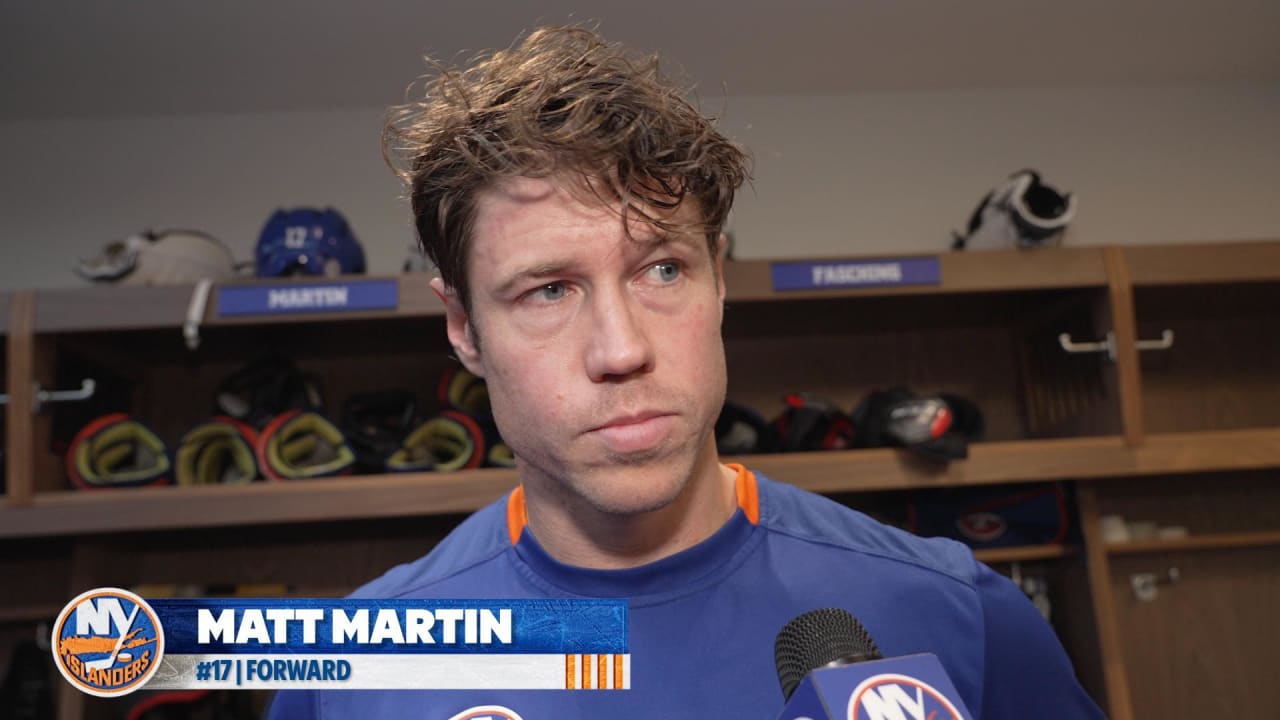 FLA 6 vs NYI 3, 10/26: Matt Martin | New York Islanders