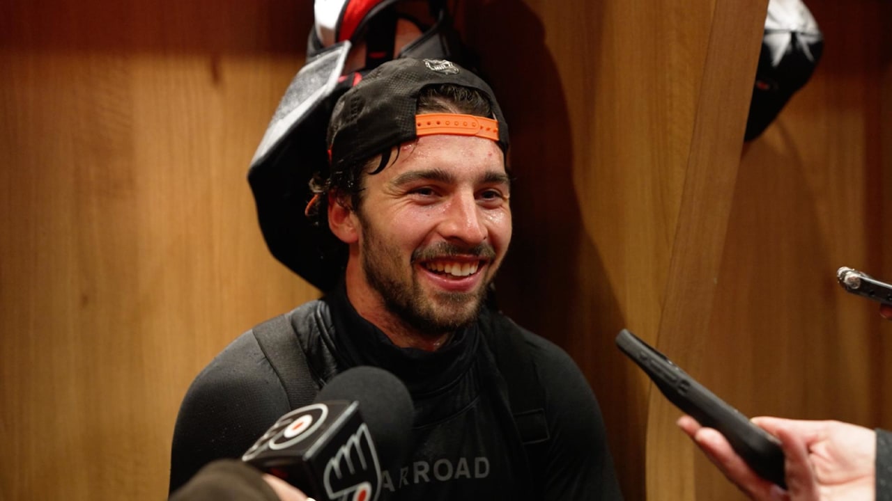 2/22 Media Availability: Noah Cates | Philadelphia Flyers