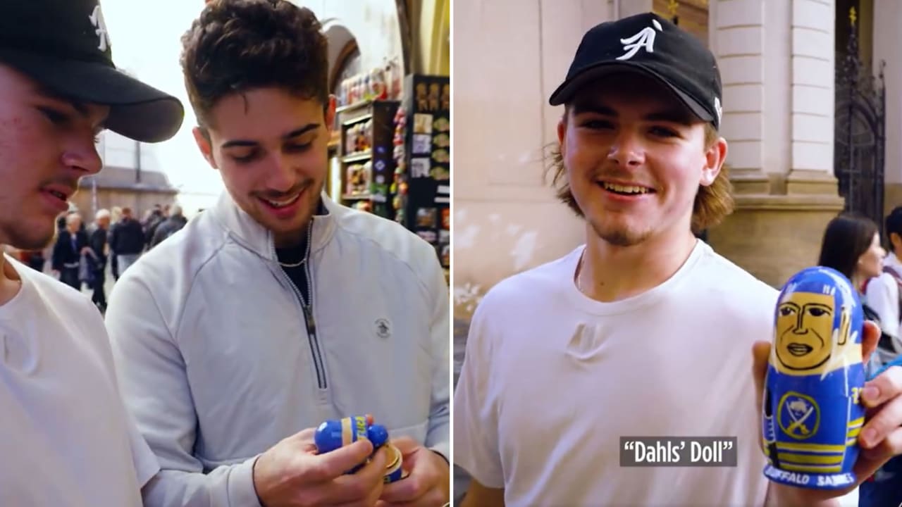 Benson, Levi buy Sabres teammates souvenirs in Prague | NHL.com