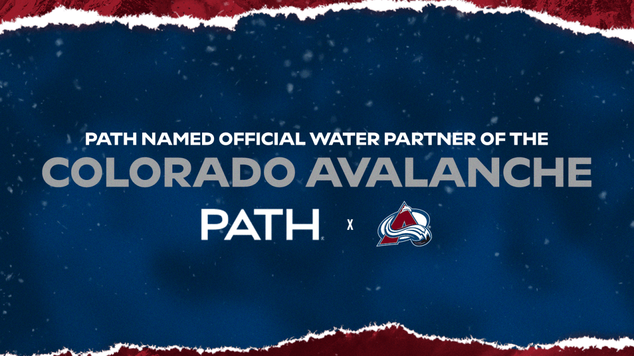 PATH NAMED OFFICIAL WATER PARTNER OF COLORADO AVALANCHE | Colorado ...
