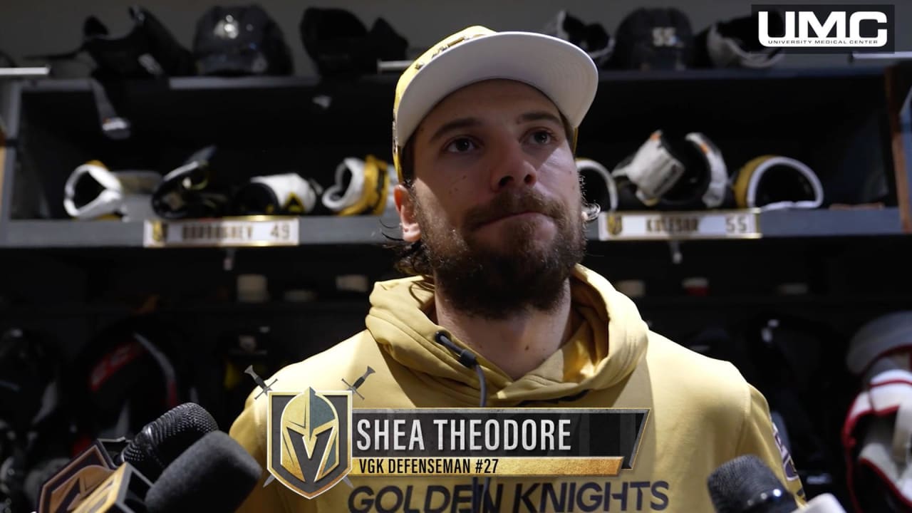 Shea Theodore Postgame 10/14 | Vegas Golden Knights