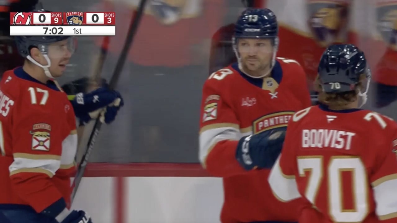 FLA vs. NJD: Reinhart shortside snipe | Florida Panthers